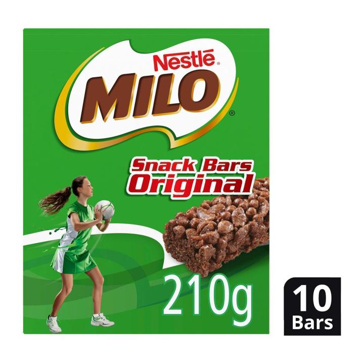 Milo Snack Original Cereal Bars 10X 21G Cereal Bars | Lazada Singapore