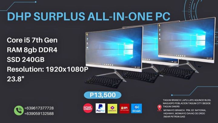 ALL in 1 PC Surplus Core i5 7th Gen | Lazada PH