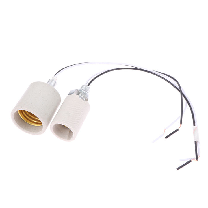 LYM E14 E27 Ceramic Screw Lamp Holder LED Light Heat Resistant Adapter ...