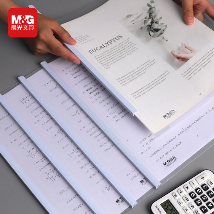 Morning light drop-shaped a4 drawer folder transparent plastic resume ...