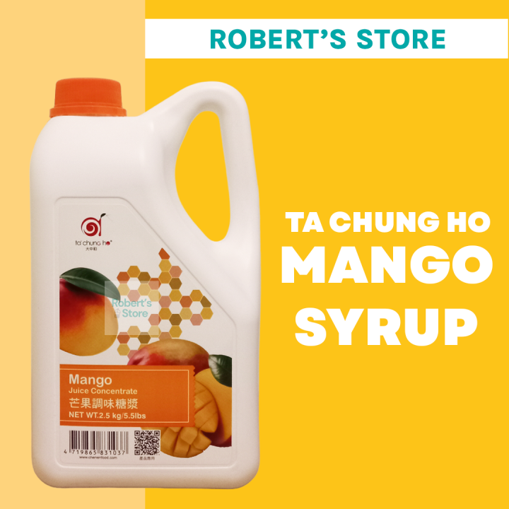 Mango Syrup 2.5 kg - Ta Chung Ho Brand for Milk Tea, cold desserts ...