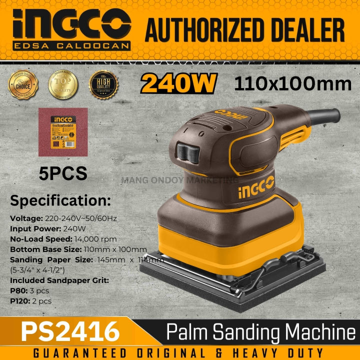 INGCO PS2416 Palm Sanding Machine 240W | Lazada PH