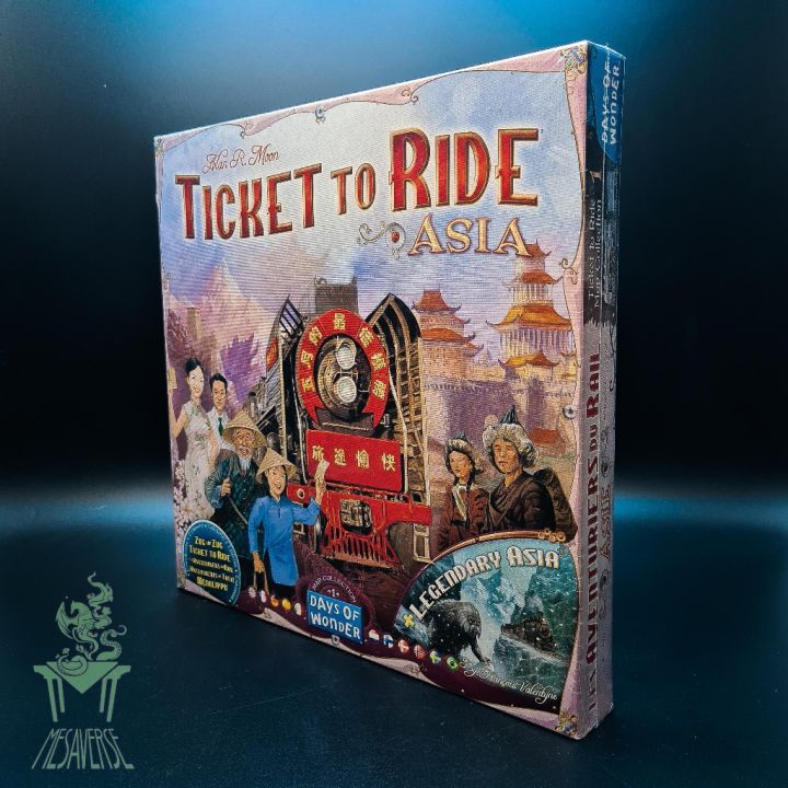 [Original] Ticket to Ride Asia Board Game | Lazada PH