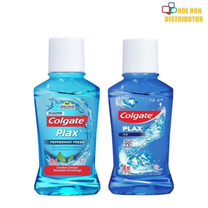 Colgate Plax Mouthwash 100ml Travel Pack Liquid Dental Oral Rinse ...