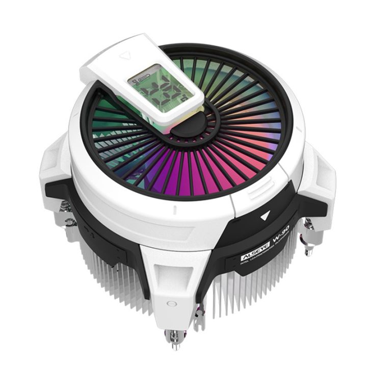 Alseye Computer CPU Cooler PWM 4 Pin Fan 90 mm ARGB Lighting ...