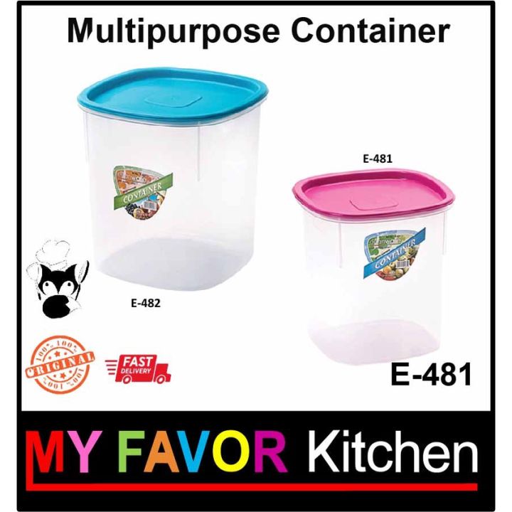Elianware Multipurpose Container 7.5L 11.5L 17.5L big volume Food ...