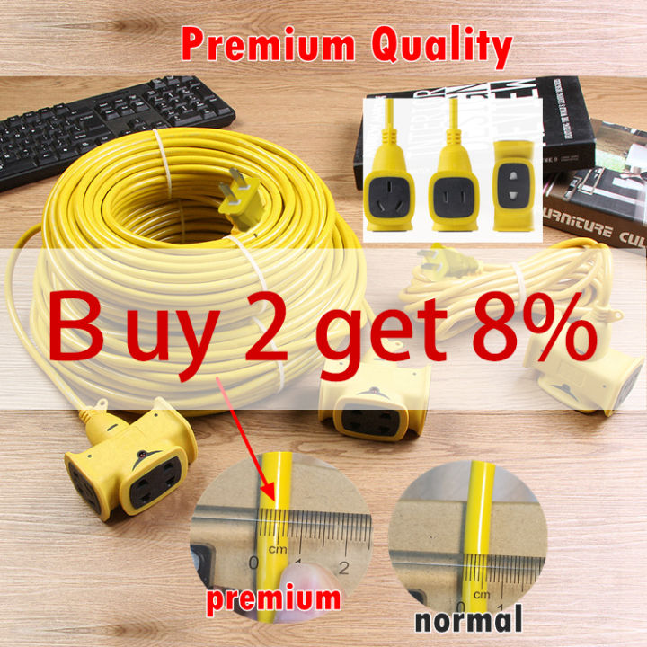 Heavy Duty 5M 10M 15M 20M 30M Extension Cord Socket Long Plug-in Strip ...