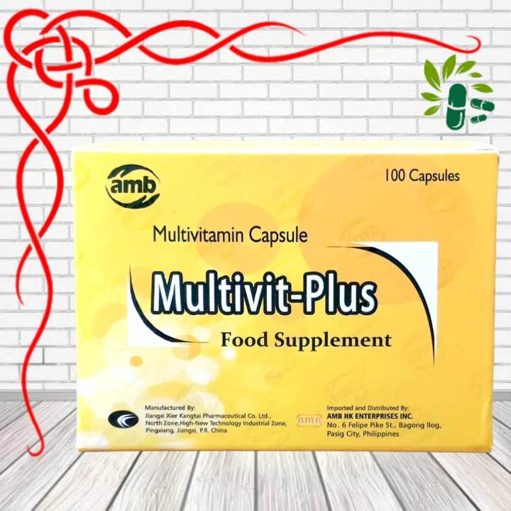 MULTIVIT - PLUS (Multivitamins) 100 Capsules | Lazada PH