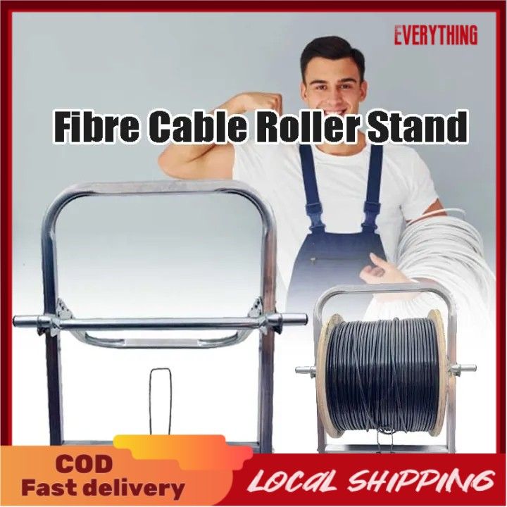 Fiber Cable Roller Stand Cable Pulling Roller / Crank Shaft / for ...