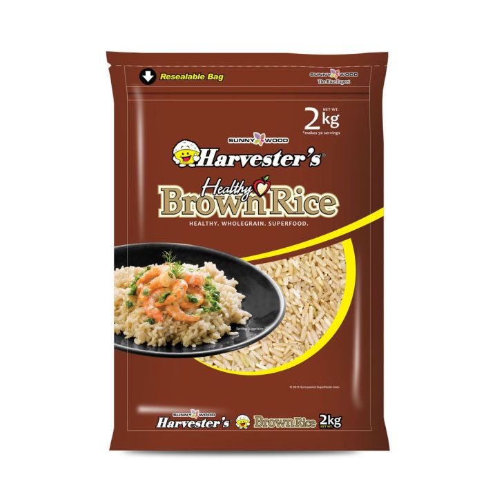 Harvesters Brown Rice 2kg | Lazada PH