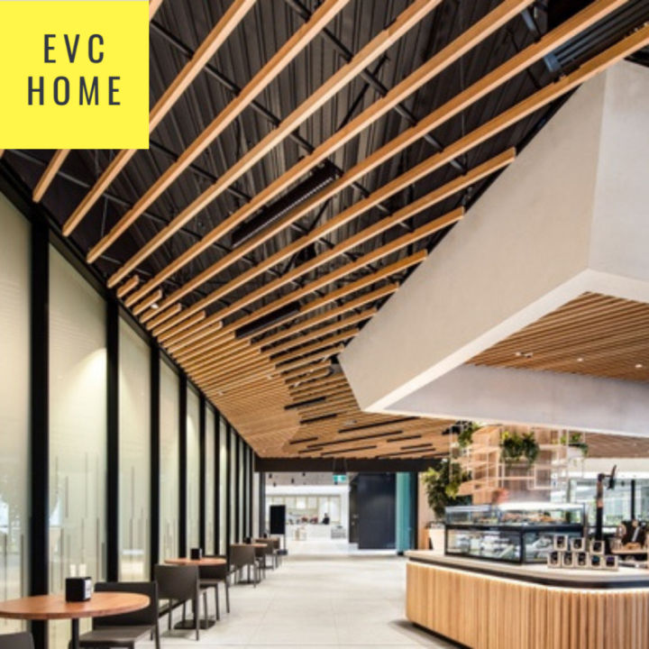 EVCHOME kisi kisi plafon | ceiling | plafon | plafon pvc motif kayu ...