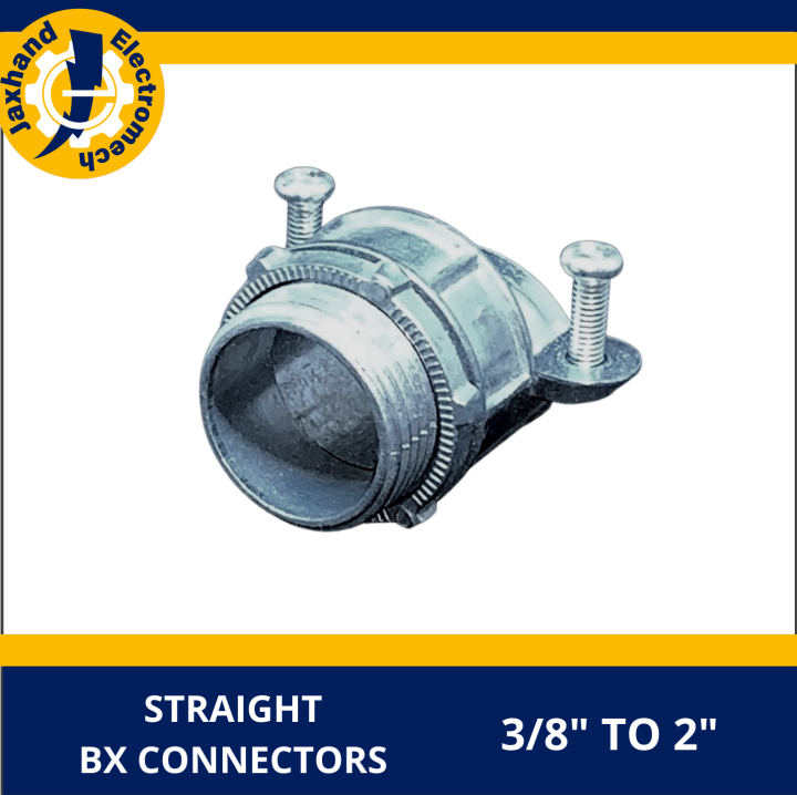 BX Connectors Straight 3/8" to 2", Heavy Duty | Lazada PH