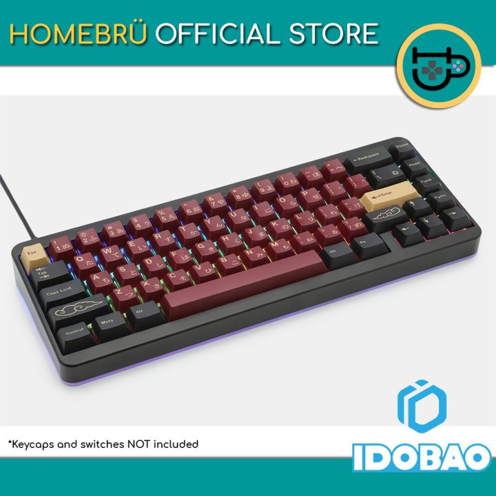 【NEW】 IDOBAO ID67 65% HOT-SWAPPABLE MECHANICAL KEYBOARD KIT (ALUMINUM ...