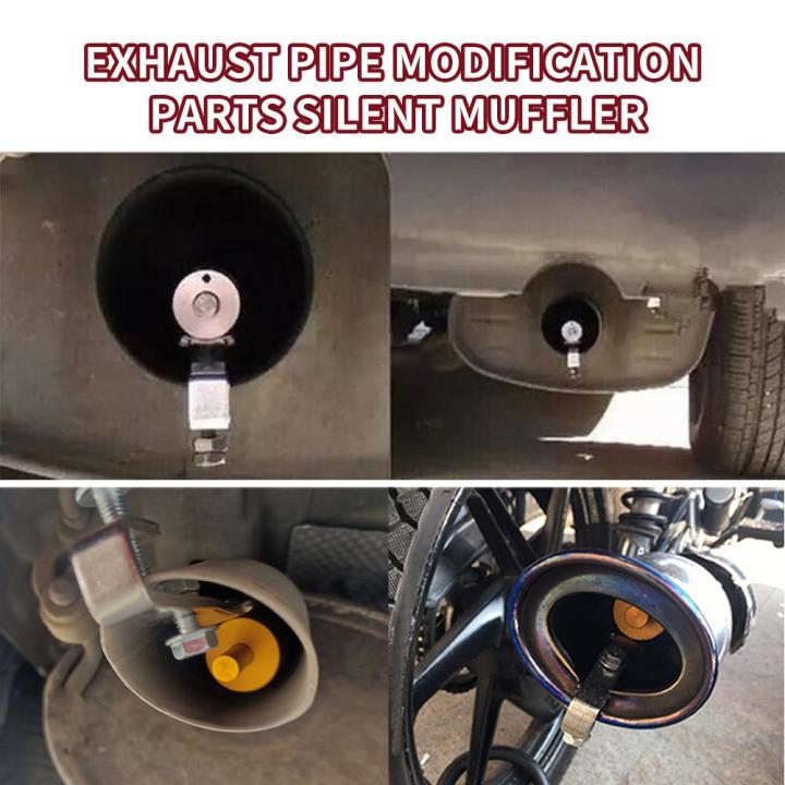 Wisely Car Muffler Enhanced Sound Quality Ideal For Motorcycles Exhaust ...