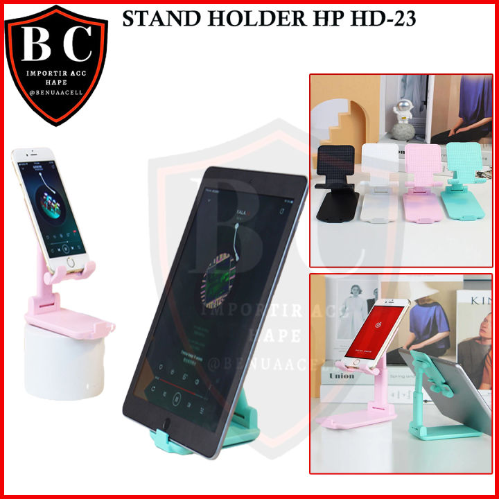 STAND HOLDER HP - HOLDER STAND HP - FOLDING DESKTOP PHONE STAND ...