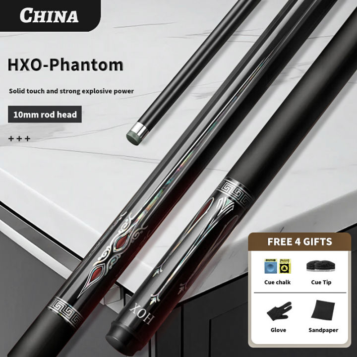 Carbon Fiber Pool Cue 10mm 1/2 Joint | Phantom Speed for 9-Ball ...