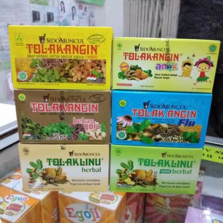 Tolak linu Mint, Herbal, Tolak Angin Bebas gula, Tolak Angin Anak ...
