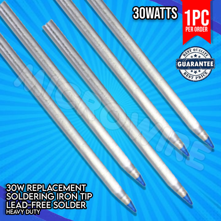 30W Replacement Soldering Iron tip Lead-Free Solder (Per Piece) | Lazada PH