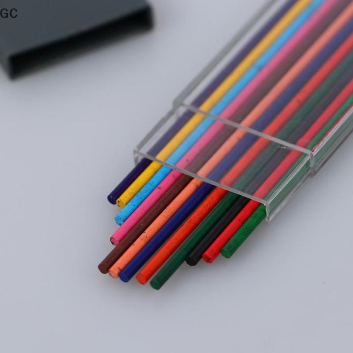 GC🎨 🖍 2.0mm 2B Colored Pencil Lead 2mm Mechanical Clutch Refill Holder ...