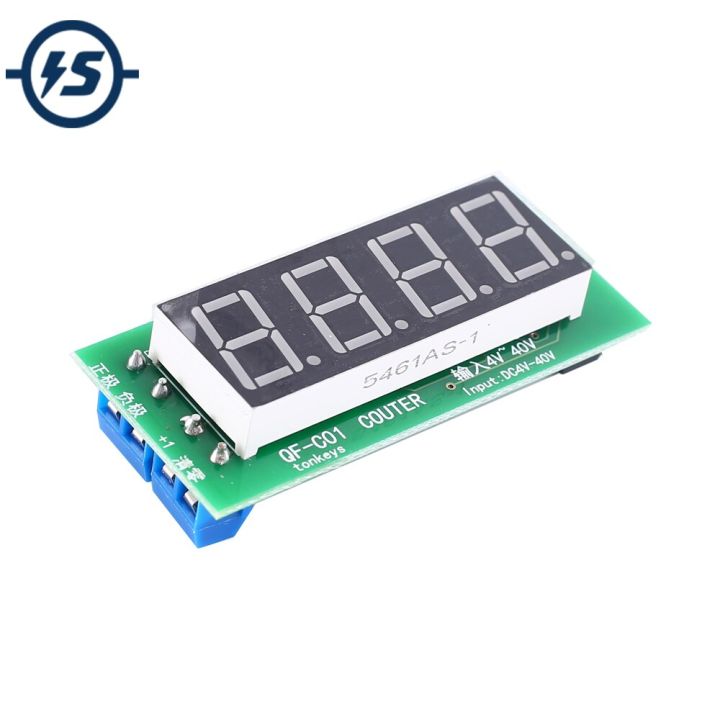 Trigger Counter Module Accumulator 4 Bit Red 0.56in Digital Tube Display Accumulated With Memory ...