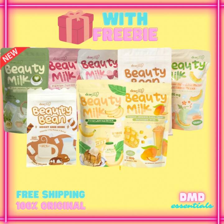 Dear Face Beauty Milk Melon Strawberry Mango Lychee Banana, Beauty Bean ...