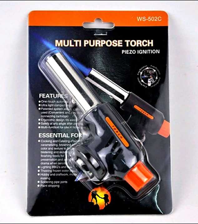 WS-502C Multi-Purpose Butane Gas Torch Piezo Ignition | Lazada