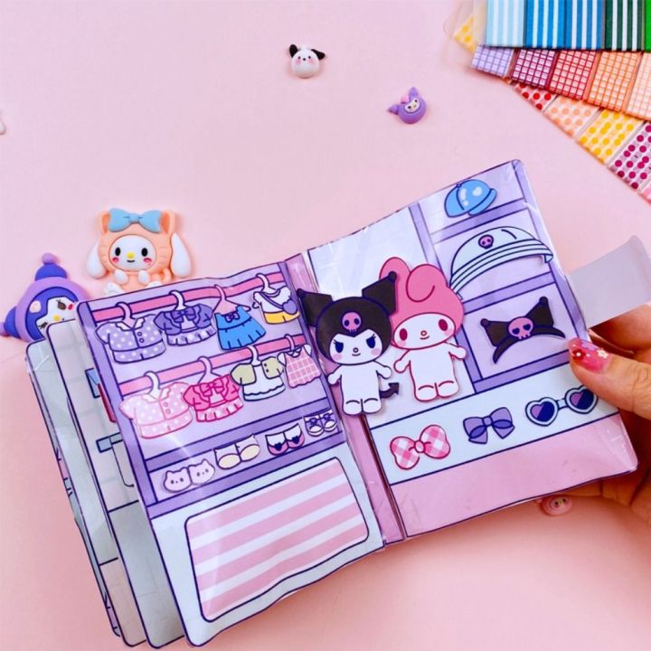RUMI Kuromi Nhãn dán trò chơi giai điệu yên tĩnh My Melody Shin-Chan ...