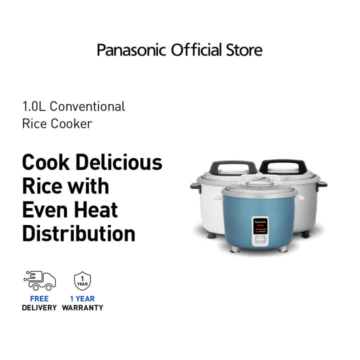 PANASONIC SR-Y10G 1.0L CONVENTIONAL RICE COOKER SR-Y10GASKN Small Mini ...