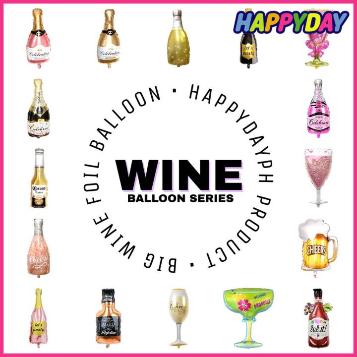 29+inch Alcohol Beer Cheers Wine Bottle Balloon 1092xx 1213xx | Lazada PH