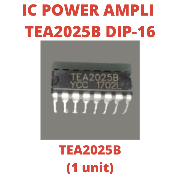 1PCS IC TEA2025B DIP-16 "TEA 2025B"2025B"2025"POWER"AMPLI"AISI"DIP"AMPLIFIER"AMPLIFIR"AMPLIFER ...