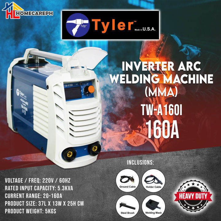 Tyler TW-A160i Inverter ARC Welding Machine MMA | Lazada PH