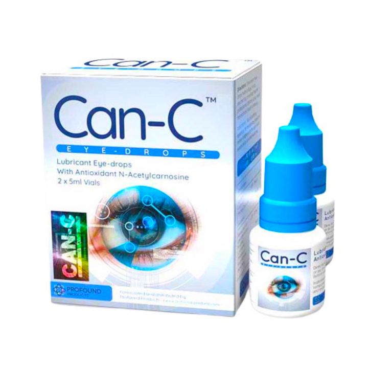 Can-C / Lubricant Eye Drops / With Antioxidant N-Acetylcarnosine / 2 x ...