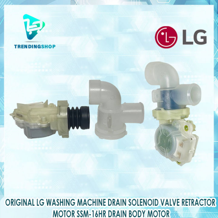 Original LG washing machine drain solenoid valve retractor motor SSM ...