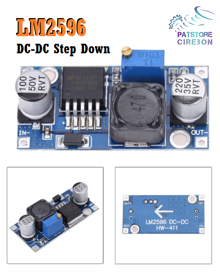 Modul LM2596 Step Down DC - DC Adjustable Regulator Voltage Penurun ...