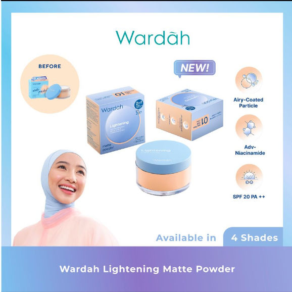 Wardah Lightening Matte Powder 20gr BY JustKlik | Lazada Indonesia
