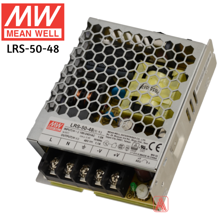 Mean Well LRS-50-48 50W 48V 1.1A Meanwell Power Supply - Original -1 ...