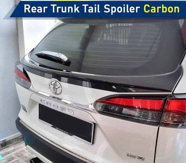 Toyota Corolla Cross 2020 2021 Trunk Boot Door Spoiler ABS Plastic ...
