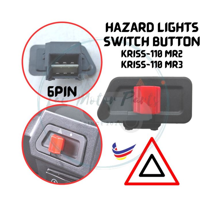 MOTOR MODENAS KRISS 110 MR2 KRISS 110 MR3 DOUBLE SIGNAL SWITCH BUTTON ...