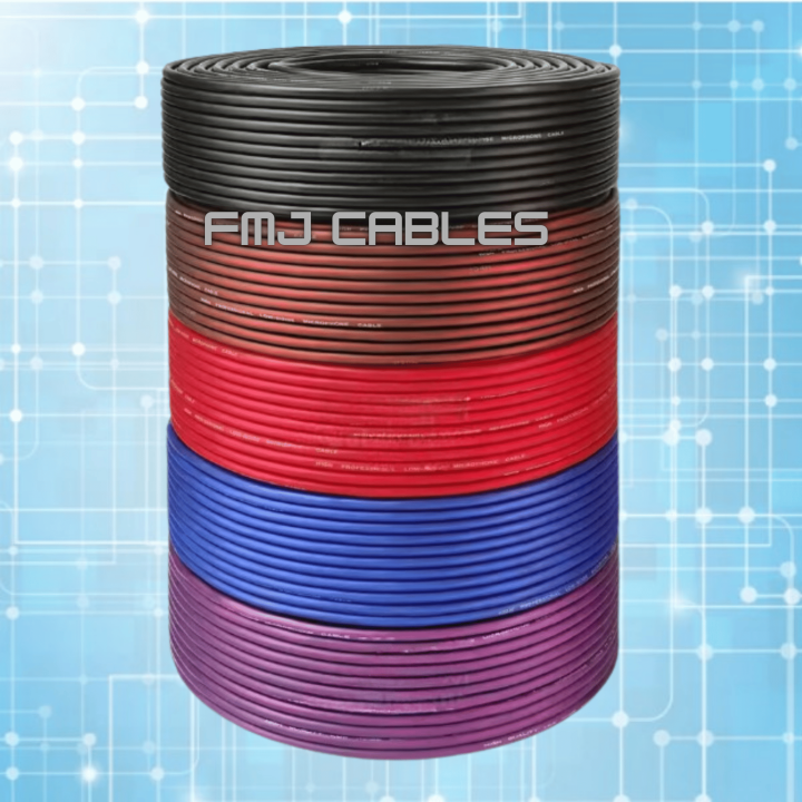 1 Roll 100 Meters Microphone Audio Stereo Wire Cable Heavy Duty For Mic ...