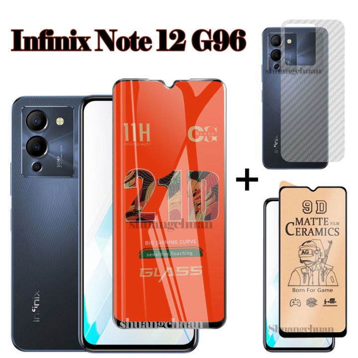 3in1for infinix Note 10 Pro Screen Protectors infinix Note 12 G96 ...