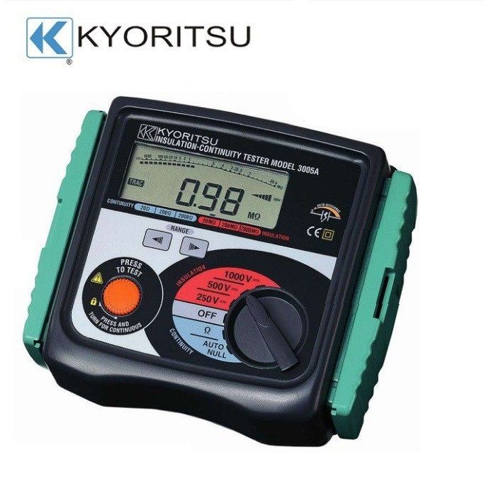 Kyoritsu 3005A Digital Insulation Continuity Tester Megger Test ...
