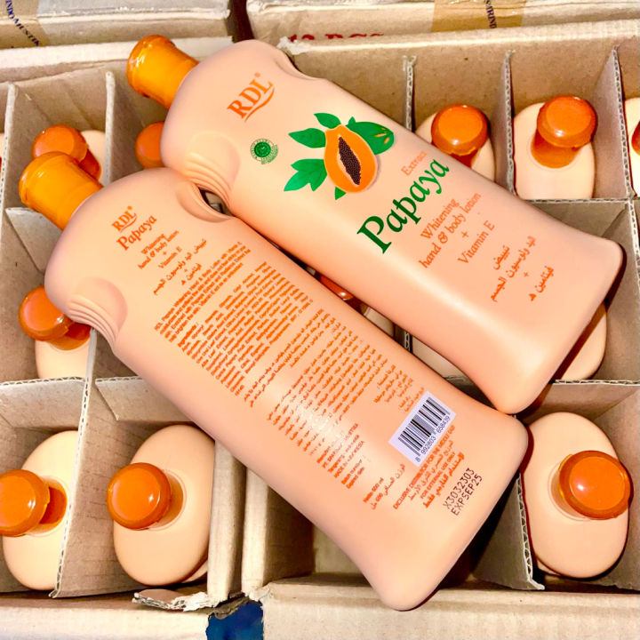 RDL Whitening Papaya Lotion from UAE 600ml | Lazada PH