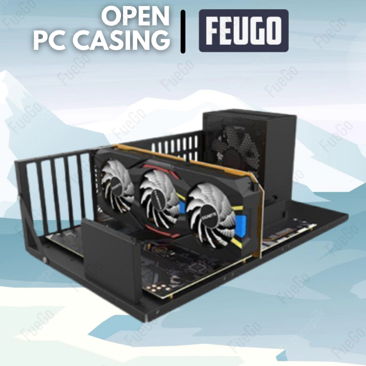 D.I.Y. PC Open Air PC Case Desktop Frame Open Rig Miner Mining Tower ...