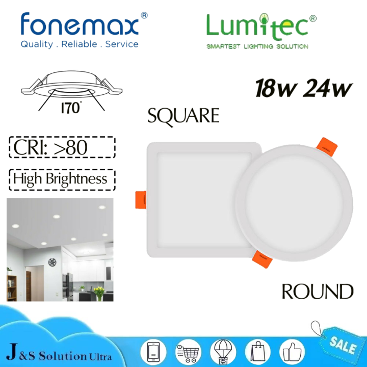 Fonemax / Lumitec / LumeLink LED DownLight 15w 18w 24w Day Light 6500k ...