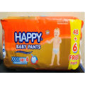 HAPPY PANTS DIAPERS 48pcs. plus 6 Free | M L XL 2XL 3XL | Lazada PH