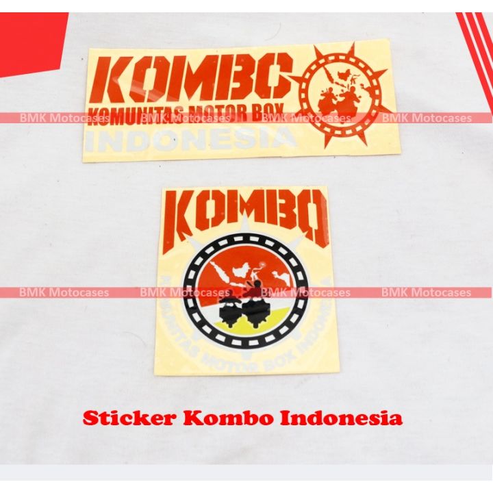 Sticker Stiker Kombo Komunitas Motor Box Indonesia Tempelan Visor Box ...