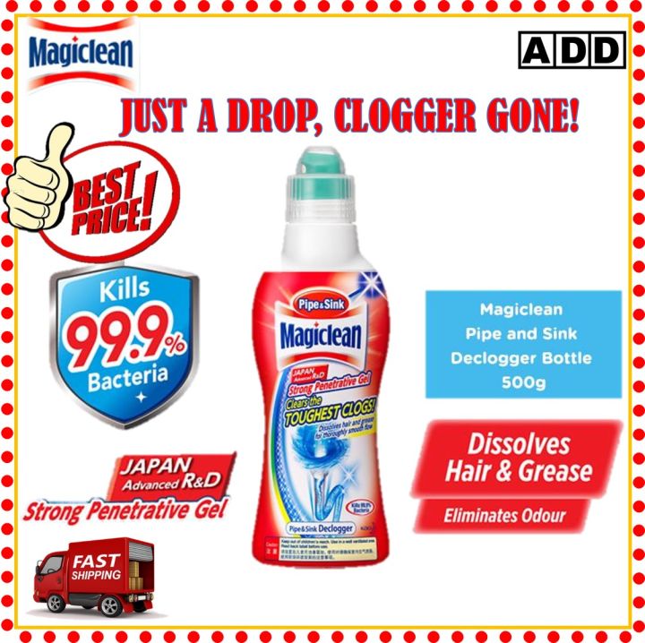 MAGICLEAN Pipe and Sink Declogger Bottle (500g) | Lazada