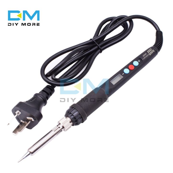 diymore Mỏ Hàn Điện Màn Hình Kỹ Thuật Số LCD Điều Chỉnh Nhiệt Độ 60W Mỏ ...
