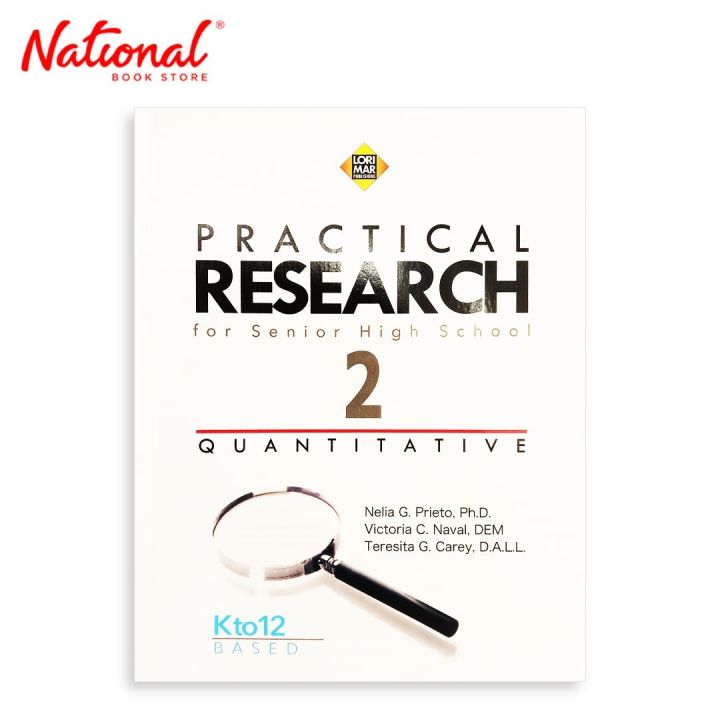 Practical Research for Senior High School 2 Quantitative K to 12 | Lazada PH