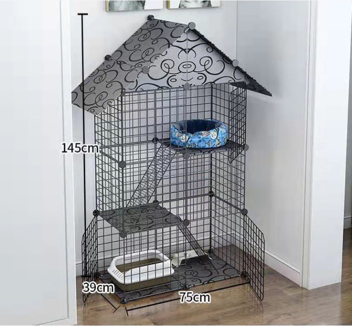 【SM】Collapsible Cat Cage/Cat Cage 2Layer-3Layer/Cat House/Cube Cage ...